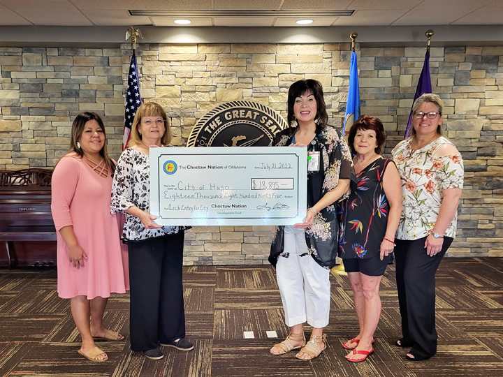 Choctaw Development Fund Awards More Than $18,000 to City of Hugo ...